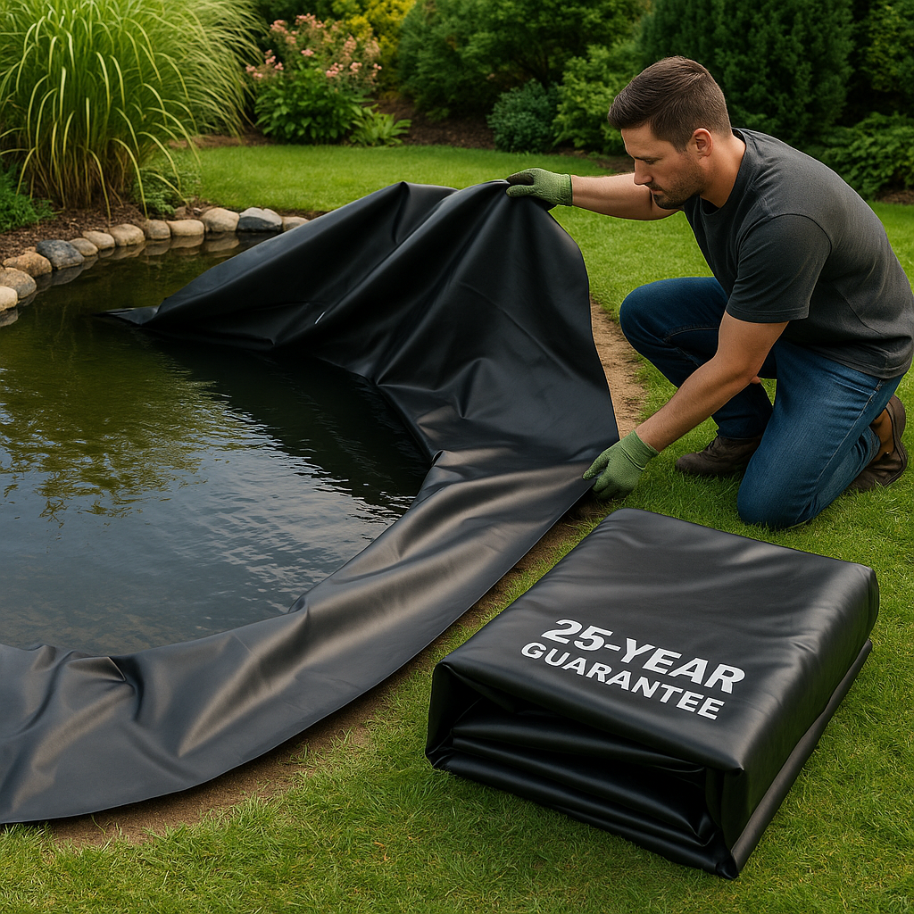 Industrial Heavy Duty Pond Liner 0.35mm - 25 | Rubber Co