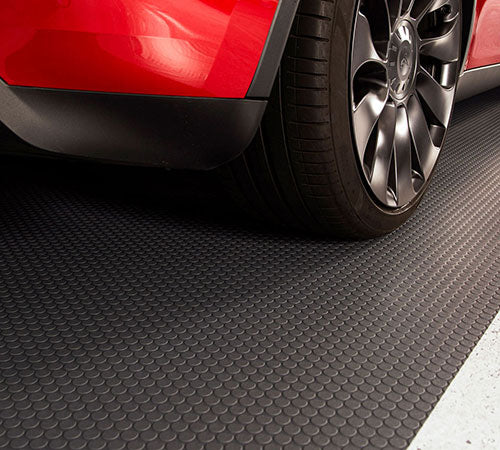 Premium Rubber Garage Flooring Dot Penny Pattern – Rubber Co